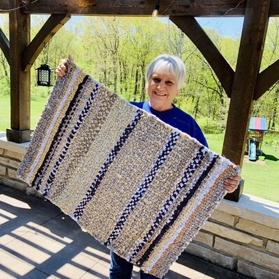 Adjustable Rug Twining Loom for Rugs, Runners, Hot Pads, Place Mats and ...