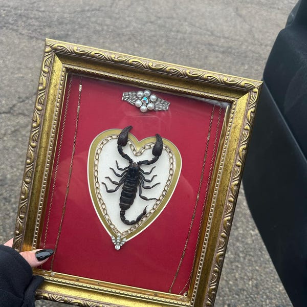 301G Valentine Double Red / Gold Heart Mat - Frame Size is 10 X 7 ...