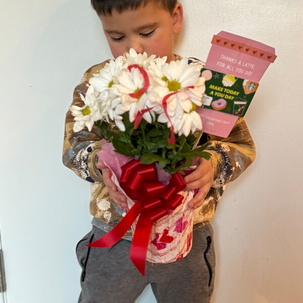 Valentine's Day Coffee Gift Card Holder- Thanks a Latte - Perfect for ...