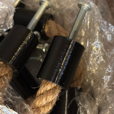 Rustic JUTE ROPE Handle Home Decor Drawer Pull - Etsy