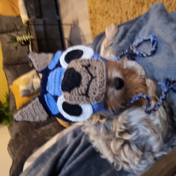 Crochet Blue Dog Hat Pattern, Crochet Pattern, Blue Dog, Hat Patterns ...