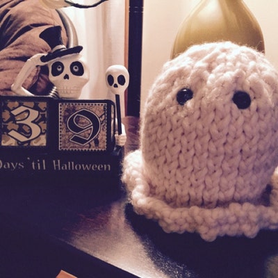 Knit Your Own Friendly Little Ghost pdf Knitting Pattern - Etsy