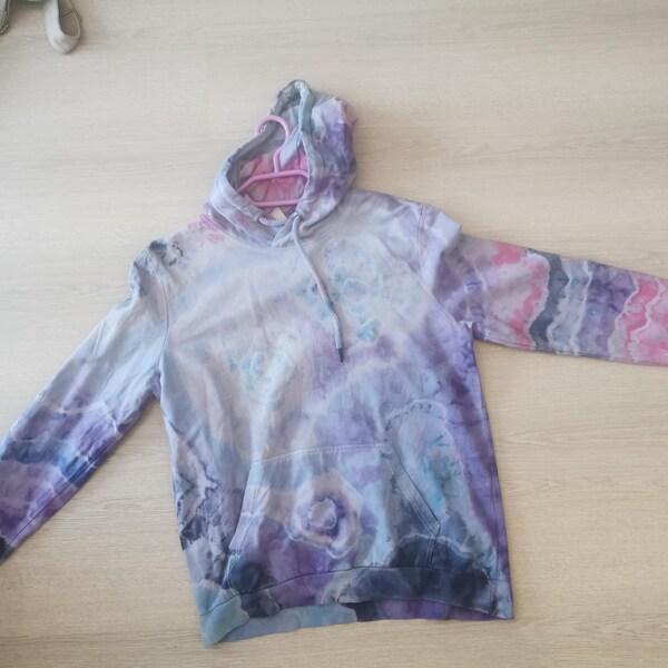 Women's Tie Dye T-shirt Reverse Bleached Geode Style Hand Dyed Clothing ...