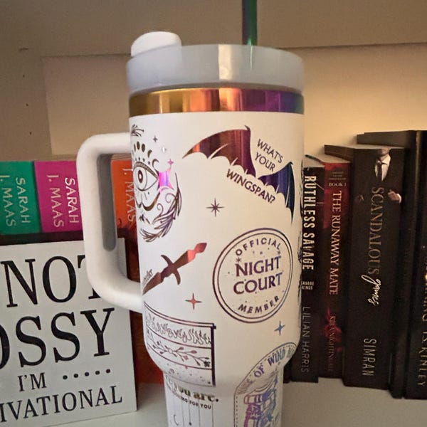 40 Oz the Thirteen TOG Tumbler With Handle, TOG Merch, Fireheart Gift ...