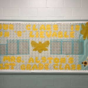Back to School Bulletin Board Bulletin Board Letters Teacher Classroom ...