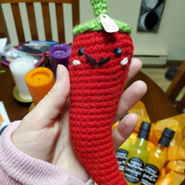 Chili Pepper Crochet Pattern! PATTERN ONLY! PDF Download Amigurumi ...