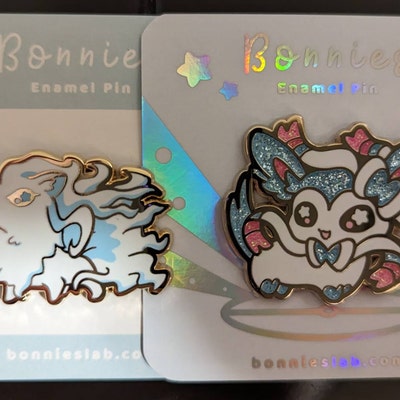 Chibi Shiny Vaporeon Enamel Pin - Etsy