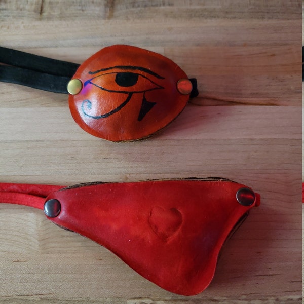 Leather Eye Patch Pattern **DIY Digital PDF Plans** Halloween or ...