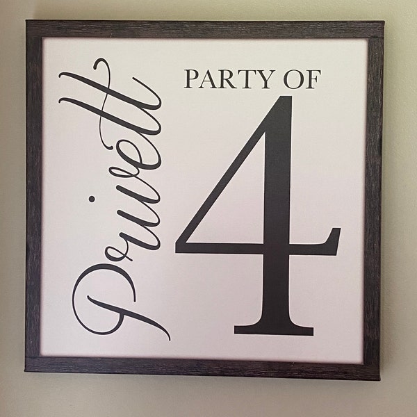 Kitchen Wall Art, Party of , Farmhouse White Kitchen Decor, Kitchen ...