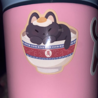 Stinky Baby Series Matte Vinyl Cat Stickers Laptop Water Bottle Cute ...