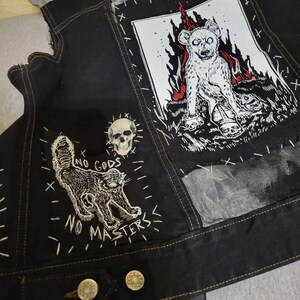 Punk Rock Opossum Print Hand Printed on Paper Original Art - Etsy
