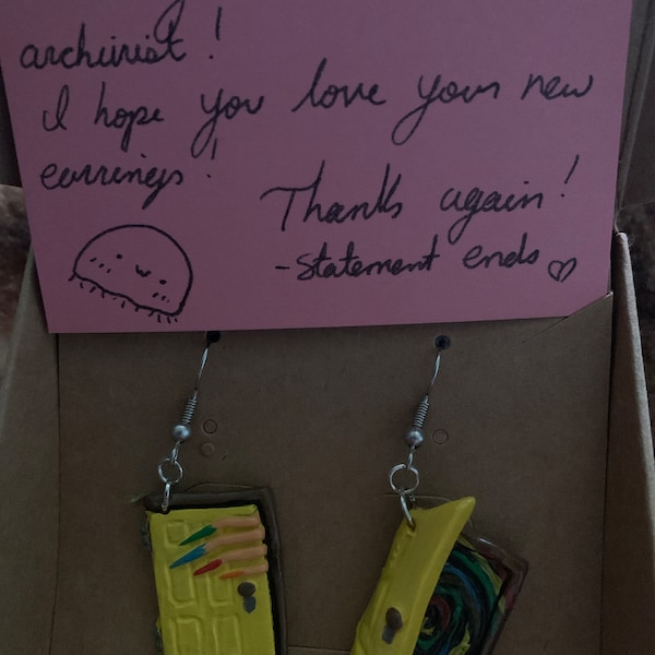 The Magnus Archives Inspired Handmade Casette/eye Earrings - TMA Fears ...