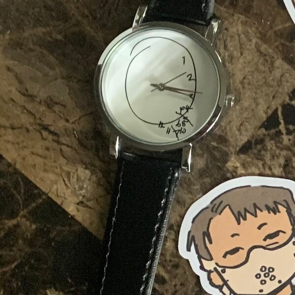 Scrambled Time Wristwatch - Will Graham - Disturbed Clock - Etsy