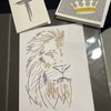 Lion of Judah Word Art Print--names of God Christian Scripture Wall ...
