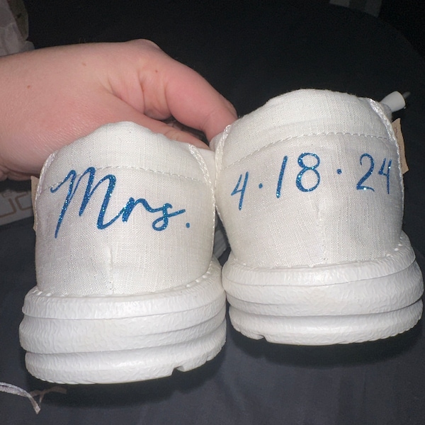 Womens / Wedding Custom Dude Shoes - Perfect for Custom Gifts, Bridal ...