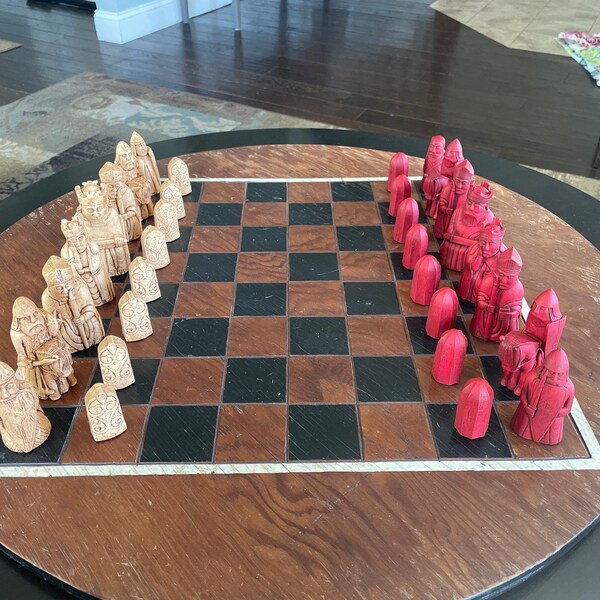 RARE Berserker Trio, Isle of Lewis Chessmen, Chess Piece - Etsy