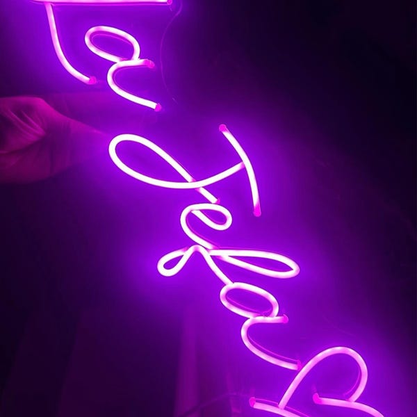 Custom Name Neon Sign Name Neon Sign Custom Neon Sign Wedding Neon Sign ...