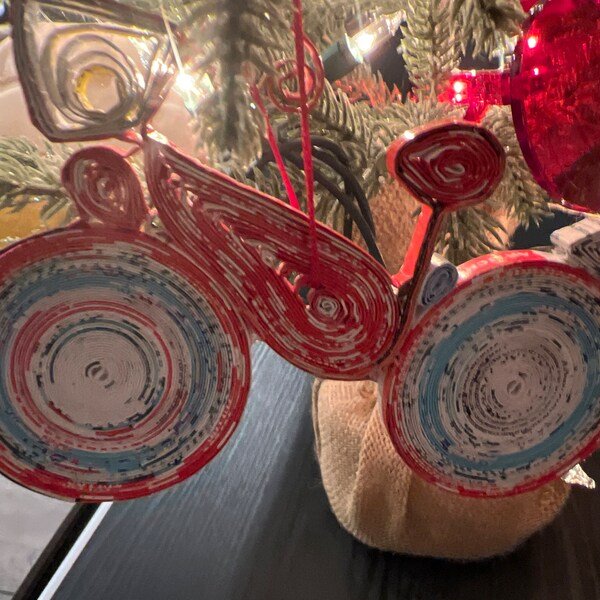 Nativity Ornament, Handmade Nativity Set, Handmade Recycled Paper ...