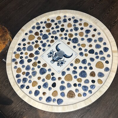 50 Mini Foil Tiles, Foil Mosaic Tiles, Small Glass Tiles, Glass Mosaic ...