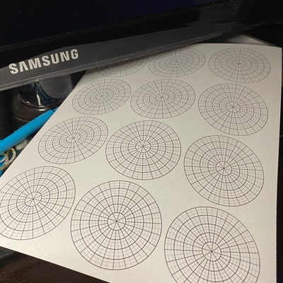 Circle Graph Template PDF - Etsy