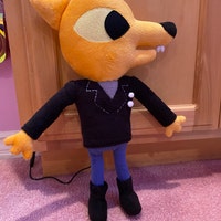 Gregg Plush Night in the Woods Game Insired - Handmade Plush Doll, 14.6 ...