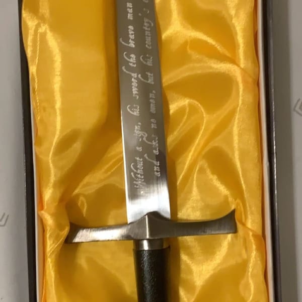 Personalized Medieval Dagger With Free Engraving - Etsy