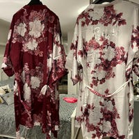 NEW Colors Bridesmaid Robes, Floral Kimono Robe, Bridal Robes, Silk ...