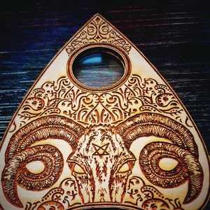 Engraved Wood Planchette for Ouija Board the Goat - Etsy