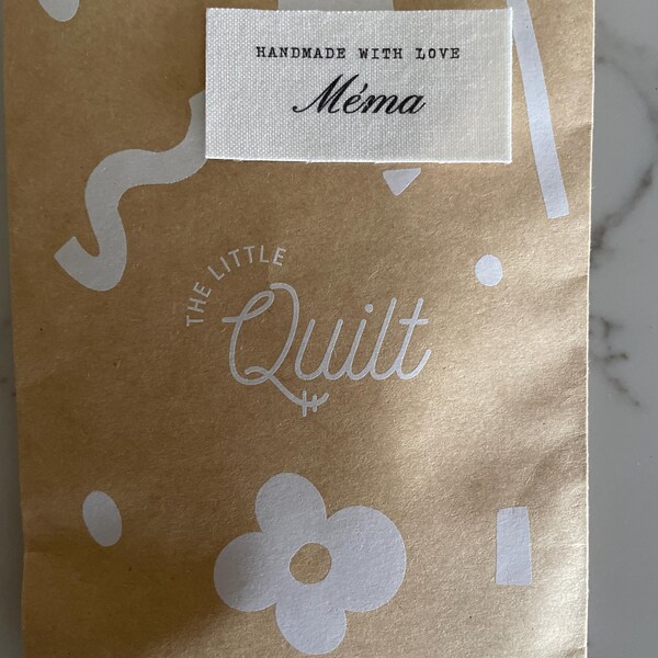 Pre-cut Personalized Cotton Quilt Labels, Quilt Tag, Quilting Label ...