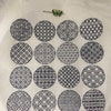 Circles Sampler Blackwork Pattern, PDF Blackwork Embroidery Chart, Downloadable PDF Embroidery ...