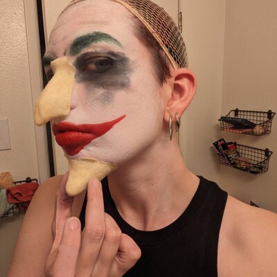 Freya Wolf Wolfeman Dog Poodle Nose Latex Fancy Dress Prosthetic - Etsy