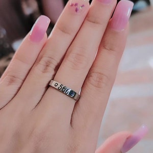 Scripture Ring Bible Verse Ring Cross Ring Faith Ring - Etsy