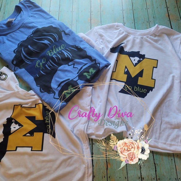 Michigan Football Svg and Png File - Etsy
