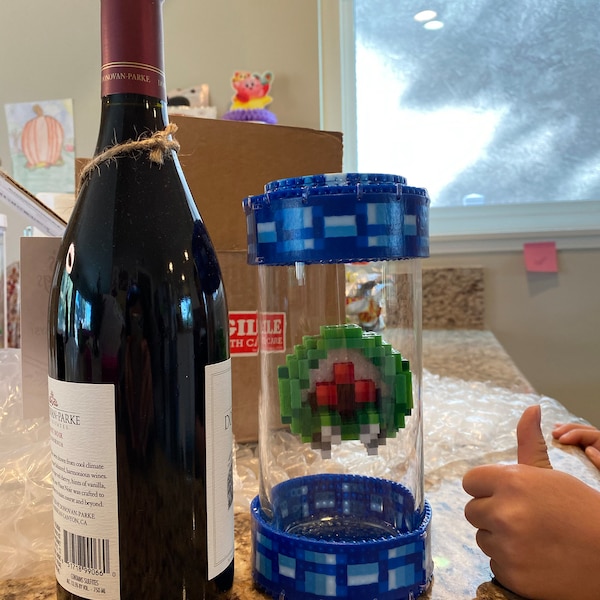 Metroid Capsule - 3D Perler Beads - Super Metroid Inspired - 3D Pixel ...