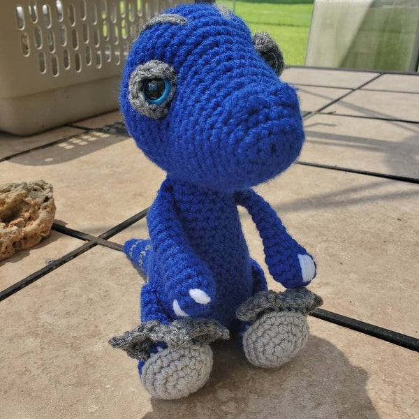 Raptor Pattern, Raptor Crochet Pattern, Dinosaur Pattern, Dinosaur ...