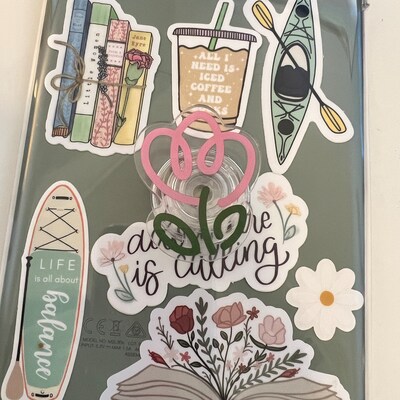 Floral Book Sticker / Open Book Sticker / Reading Sticker / Book ...