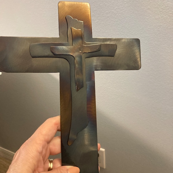 Three Tier Metal Cross - Etsy
