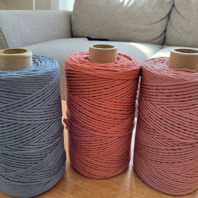 3mm String 23 Colours 100% RECYCLED Macrame String/1000 Ft/cotton ...
