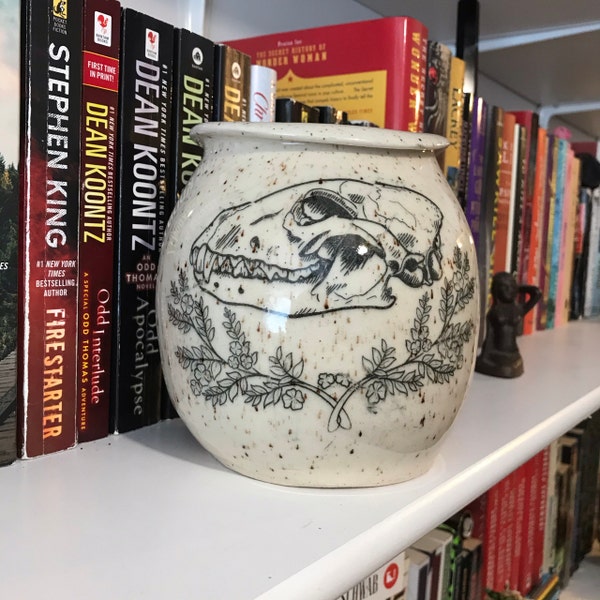 White Crackle Raku Vase | Handmade Pottery Vase | Unique Design | 12cm ...