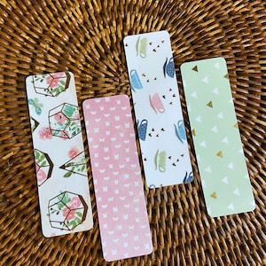 Bulk Bookmarks Waterproof Laminated Bookmarks Double-sided Bookmarks ...