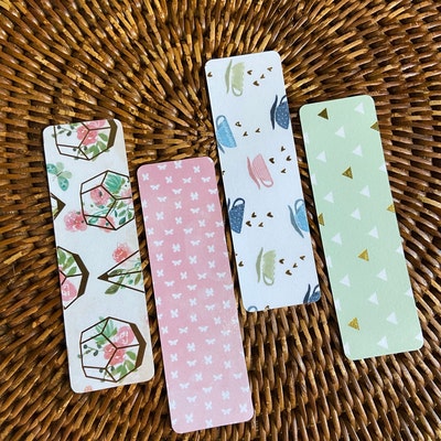 Bulk Bookmarks Waterproof Laminated Bookmarks Double-sided Bookmarks ...