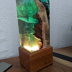 Resin Lamp, Night Light, Epoxy Lamp, Resin Night Light, Epoxy Resin ...