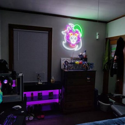 FNAF Roxanne Wolf LED Neon Sign, Custom Neon, Neon Light - Etsy