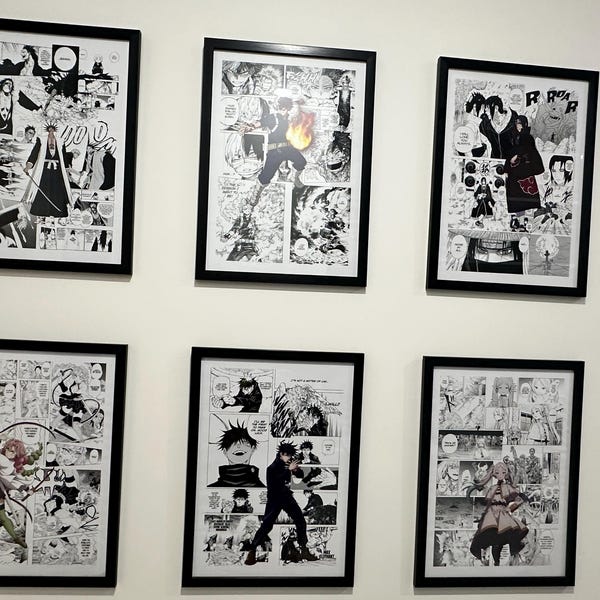 Manga Poster - Kokushibo - Curated Manga Panels - Digital Print - Etsy