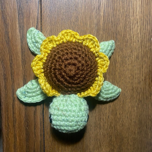 Petal the Sunflower Turtle Pattern Crochet PDF Download Beginner ...