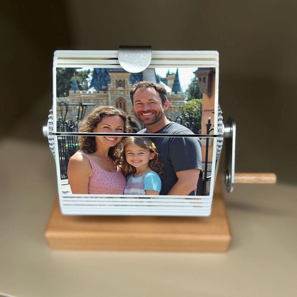 Personalized Rotation Photo Album,photo/video Rotating Albums,memory in ...