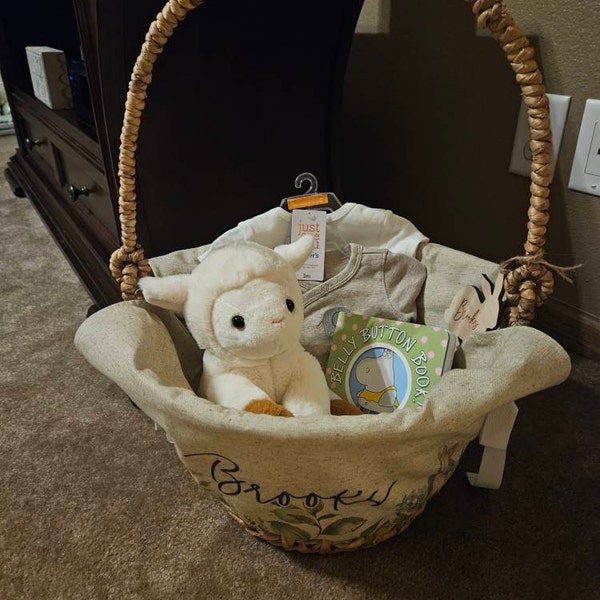 Peter Rabbit Personalized Easter Basket Liner • Custom Easter Basket ...