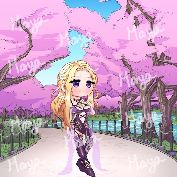 Chibi Character - Chibi Digital Art - Chibi Commission - Chibi ...