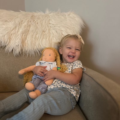 Handmade Waldorf Doll Kit, Waldorf Doll Body, Waldorf Doll, Fabric Doll ...