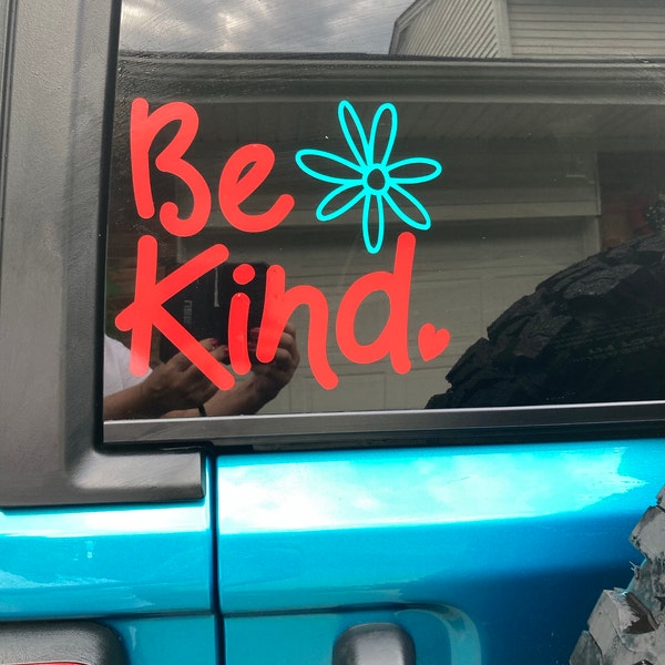 Be Kind Decal - Kindness Decal - Be Kind Sticker - Laptop Sticker ...
